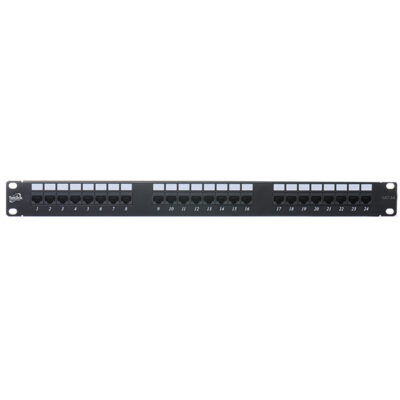 PATCH PANEL CAT 6A 24 PUERTOS RACK 1U UL TEKLINK - Tectel - Distribuidor Mayorista