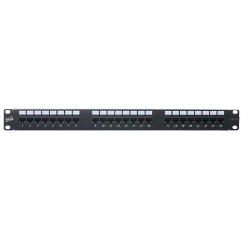 PATCH PANEL CAT 6A 24 PUERTOS RACK 1U UL TEKLINK - Tectel - Distribuidor Mayorista